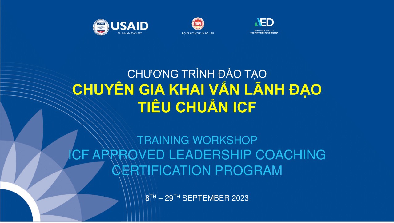 Cat Van Loi has been selected to participate in the 'ICF Approved ...